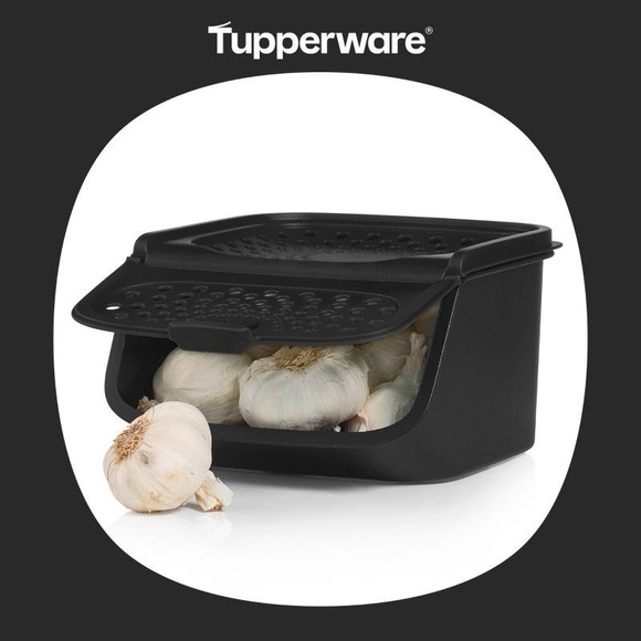 Tupperware | Kitchen | Tupperware Black Storage Container | Poshmark